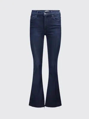 MOTHER Flared Jeans With Raw Edge Hem