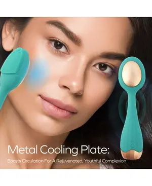 Perry Ellis Sonic Facial Cleansing Massager - Teal