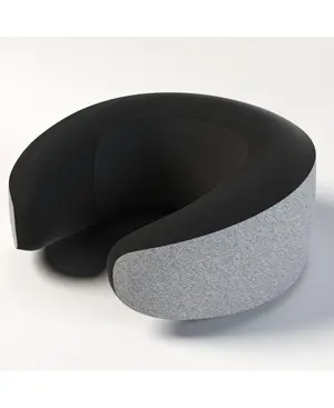 MIKO Snug Neck Massage Pillow With Memory Foam & Heat - Grey