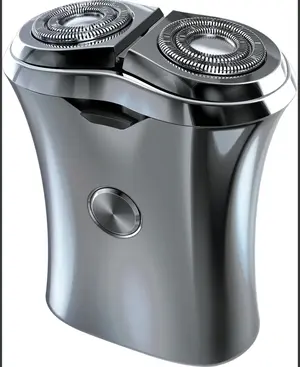 Perry Ellis Cordless Dual-foil Travel Shaver - Silver