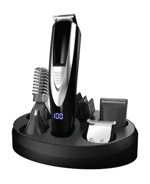 Perry Ellis 16pc Grooming Set - Black,silver