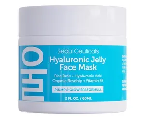 SEOUL CEUTICALS Korean Skin Care Hyaluronic Acid Jelly Face Mask K Beauty Skincare
