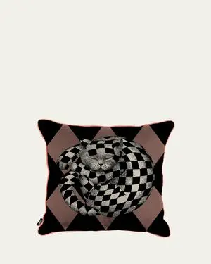 FORNASETTI High Fidelity Printed Cushion, 19.5" Square - Multi