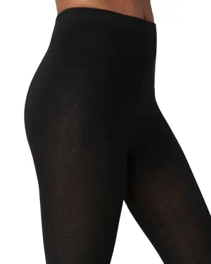 Hue Cable Sweater Tights - Black