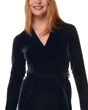 Whistles Elora Velvet Jumpsuit