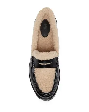 Paige Ellis Shearling Loafers