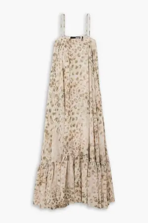 Chiffon Animal Print Dresses