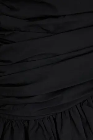 AREA Ruffled Taffeta Mini Skirt