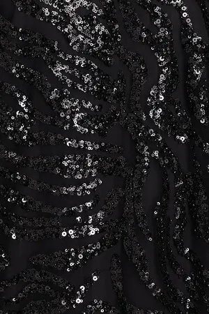 ROTATE BY BIRGER CHRISTENSEN Draped Sequined Tulle Mini Dress