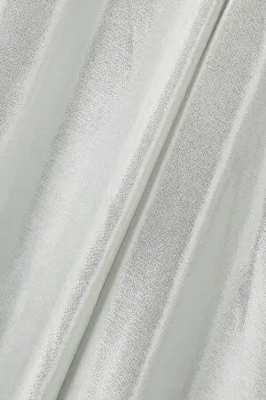 Norma Kamali Open-back Stretch-lamé Gown