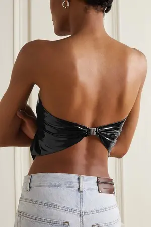 ROTATE BY BIRGER CHRISTENSEN Angie Cropped Top
