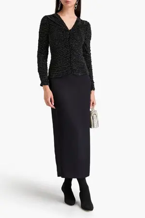 Simkhai Haydon Crystal-embellished Jersey Top