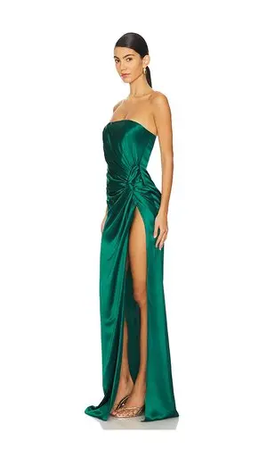 SAU LEE Hera Gown - Emerald