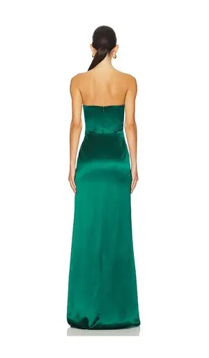 SAU LEE Hera Gown - Emerald