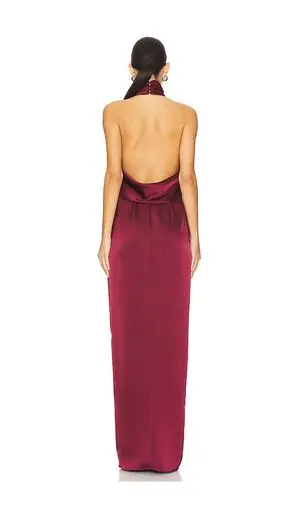 Katie May Sidrit Gown - Bordeaux | Editorialist