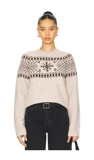 LOVERS AND FRIENDS Fairisle Pullover Sweater