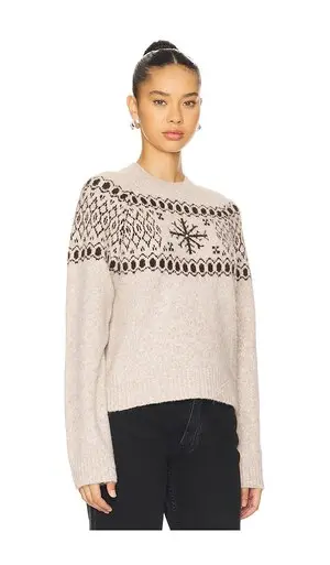 LOVERS AND FRIENDS Fairisle Pullover Sweater