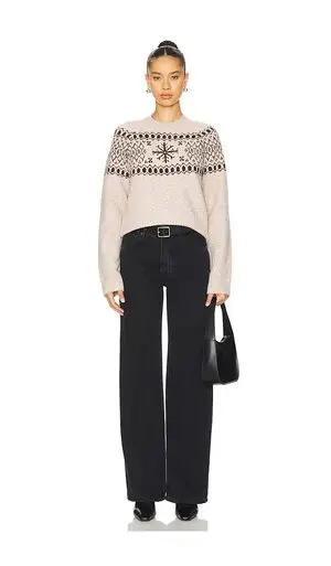 LOVERS AND FRIENDS Fairisle Pullover Sweater
