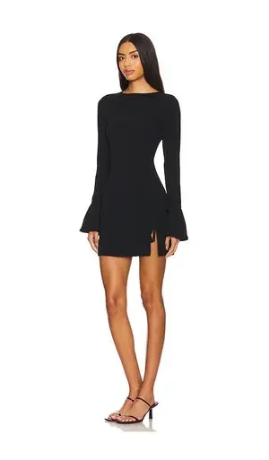 MORE TO COME Misty Knit Pleated Dress