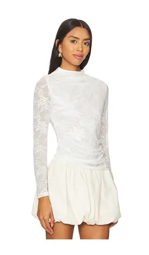 Heartloom Fallon Floral Mesh Top