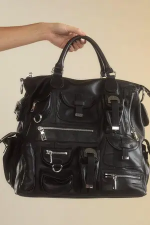 Cynthia Rowley Suede Cargo Pocket Bag
