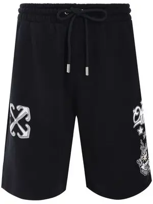 Off-White Dragon Printed Shorts