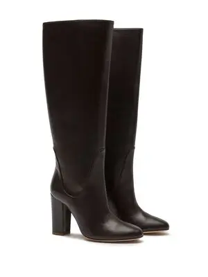 SCAROSSO 100mm Jessy Boots - Brown