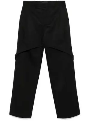 HELIOT EMIL Layered Twill Trousers