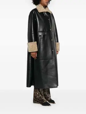 Nanushka Faux Leather Coat