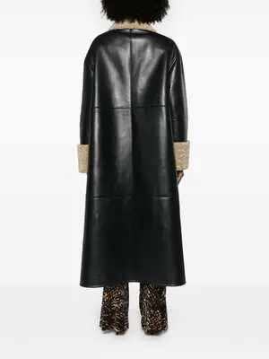 Nanushka Faux Leather Coat