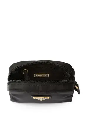 Prada Triangle Logo Makeup Bag