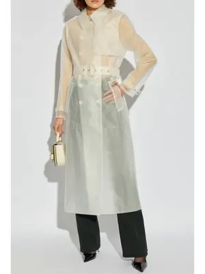 TOM FORD Transparent Belted Trench Coat