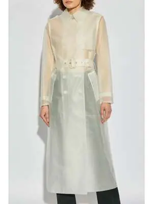 TOM FORD Transparent Belted Trench Coat
