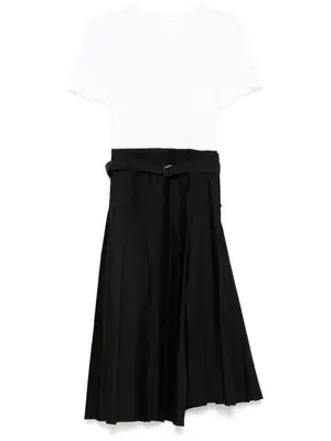 Sacai Pleat Detailing Dress