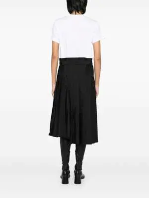 Sacai Pleat Detailing Dress