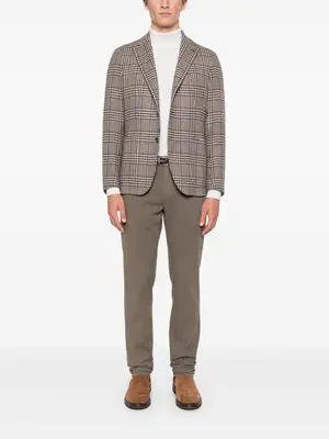 Tagliatore Checked Blazer - Neutrals