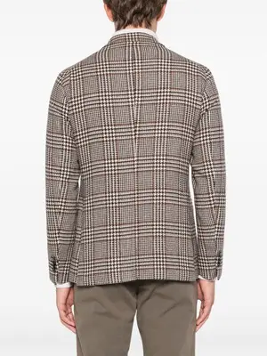 Tagliatore Checked Blazer - Neutrals