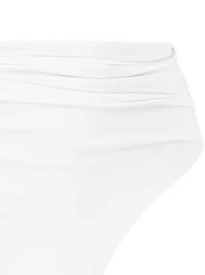 Jacquemus Le Drapeado Bikini Bottom - White