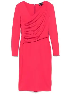 Emporio Armani Pleated Mini Dress