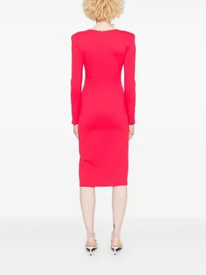 Emporio Armani Pleated Mini Dress