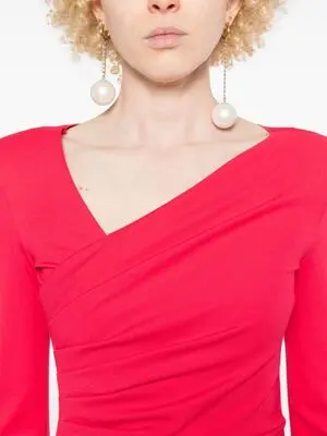 Emporio Armani Pleated Mini Dress