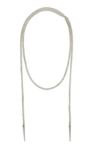 Sylvia Toledano Plated Bolo Tie Necklace