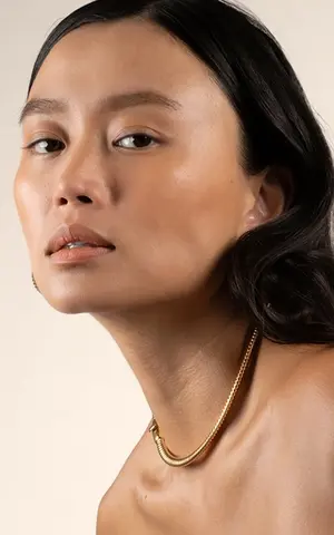 IVI Slim Gaia -plated Necklace