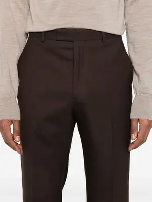 SUNFLOWER Straight-leg Trousers - Brown