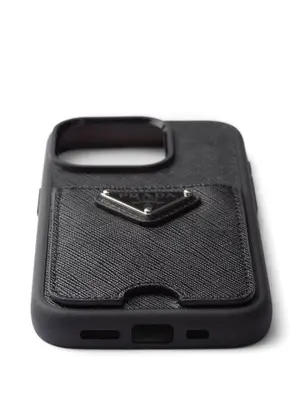 Prada Triangle Logo Iphone 15 Pro Case