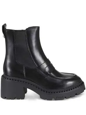 Ash Nasty Leather Boots - Black