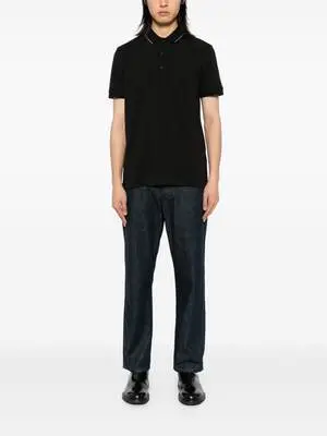 BOSS Embroidered Logo Polo Shirt - Black