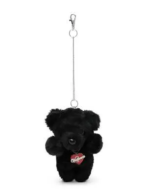 Vaquera Teddy Bear Keychain In Black - 10% Off | Editorialist