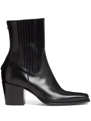 Dsquared2 Zip-up Leather Boots