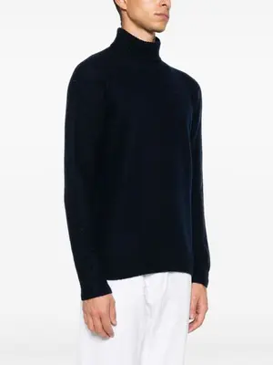 DRUMOHR Lambswool Sweater - Blue
